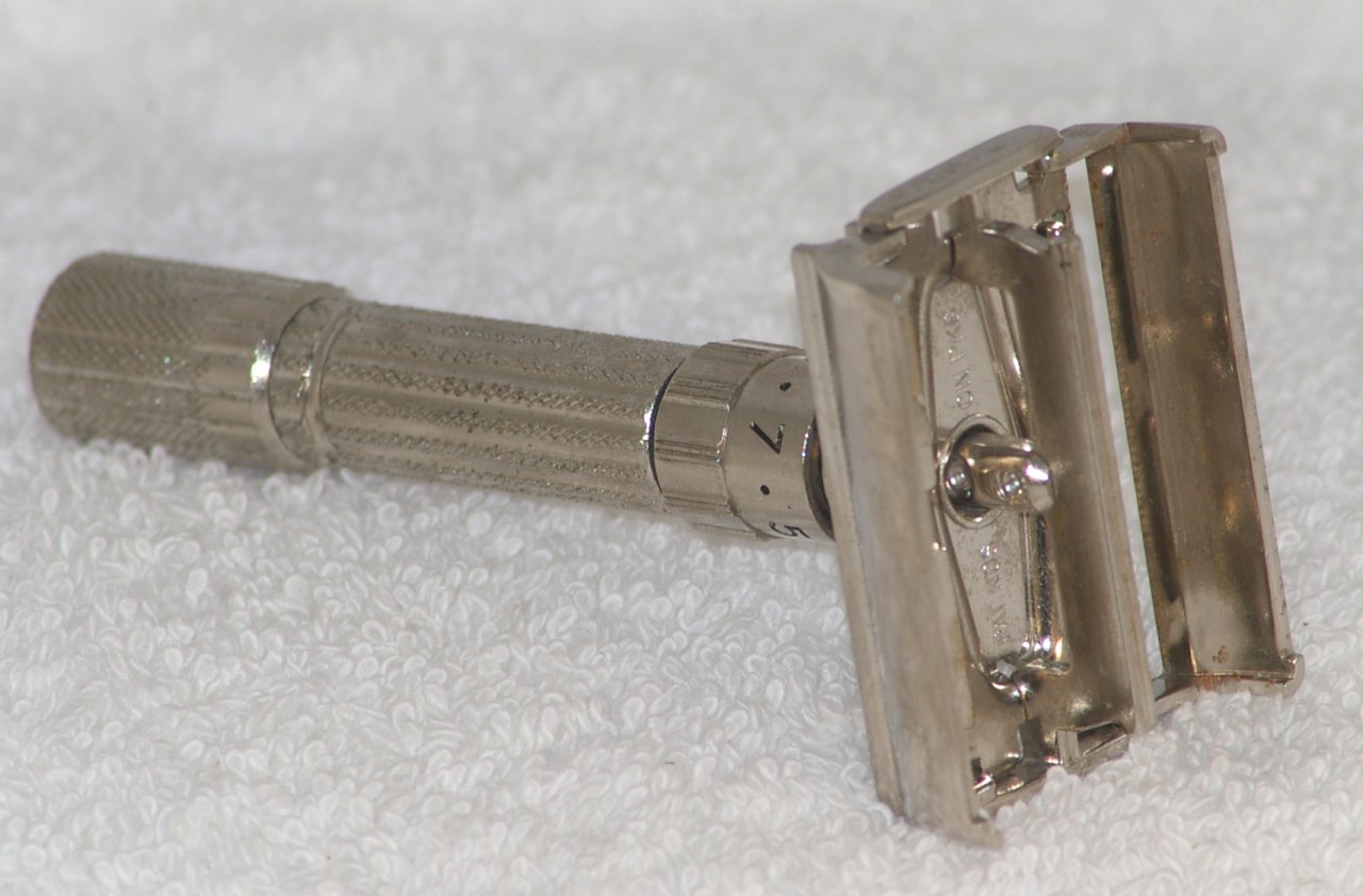 Gillette Fat Boy Adjustable Razor E3 from 1959 [Razor716-GilletteFatBoy ...